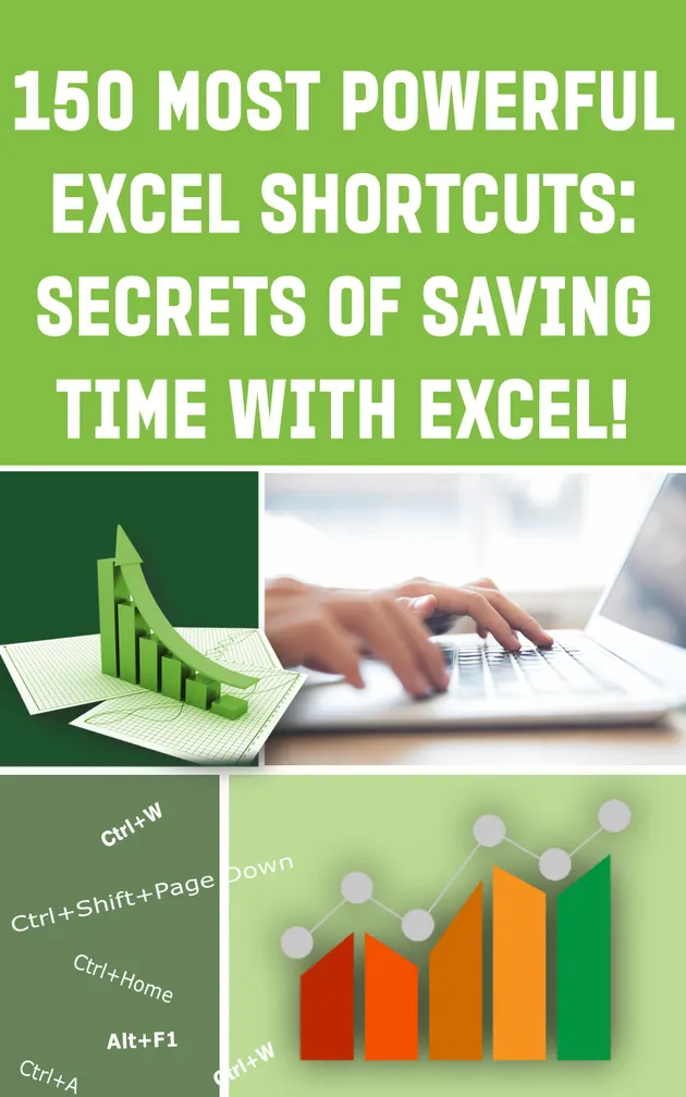 150 Most Poweful Excel Shortcuts : Secrets of Saving Time with MS Excel ...