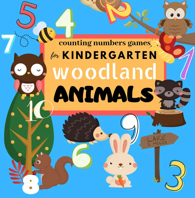 Counting Numbers Games For Kindergarten : Math Learning Book for Kids ...