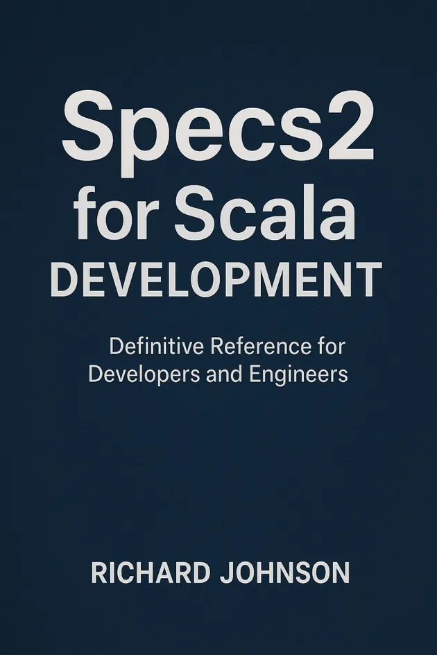 Specs2 for Scala Development : Definitive Reference for Developers and Engineers | Livre ...