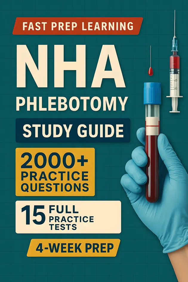 NHA Phlebotomy Study Guide : A complete tutor-style program to pass the ...