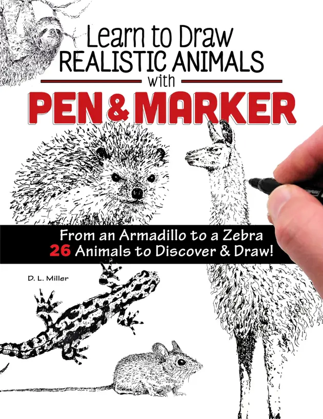 Learn to Draw Realistic Animals with Pen & Marker : From an Armadillo ...