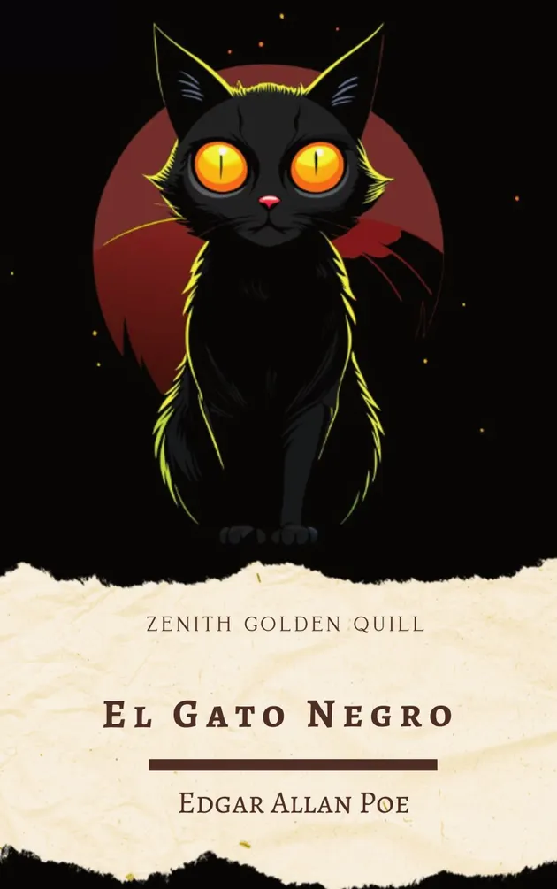 El gato negro : Relato corto de Edgar Allan Poe: Horror psicológico y ...