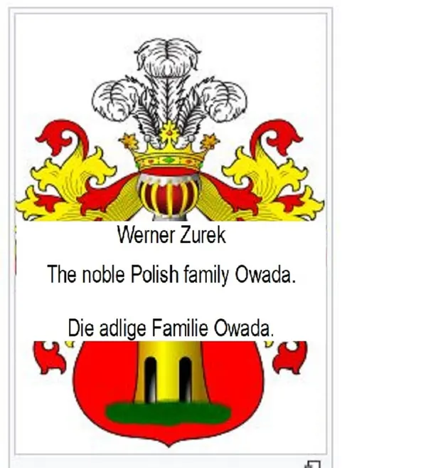The noble Polish family Owada. Die adlige Familie Owada. | E-book ...