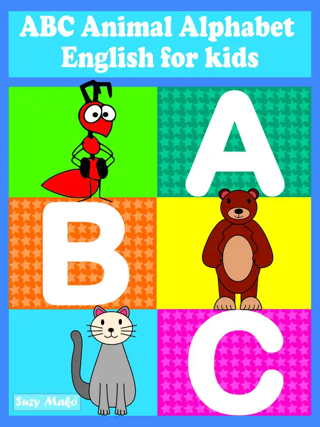 ABC Animal Alphabet : English for kids | E-book | Suzy Makó | Nextory
