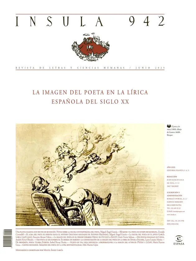 La imagen del poeta en la lírica española del siglo XX : Ínsula n° 942 ...