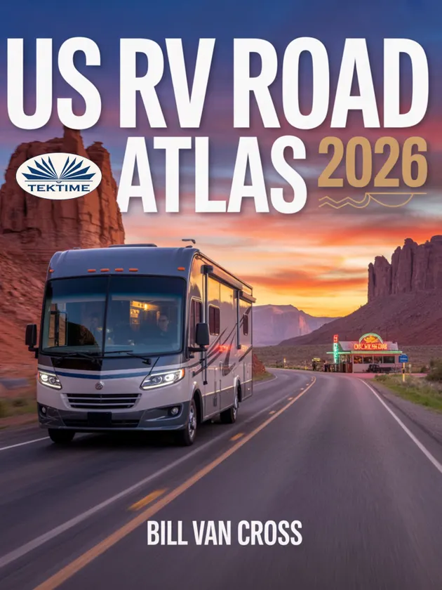 US RV Road Atlas 2026 : Easy-To-Read, Large-Scale Maps For All 50 ...