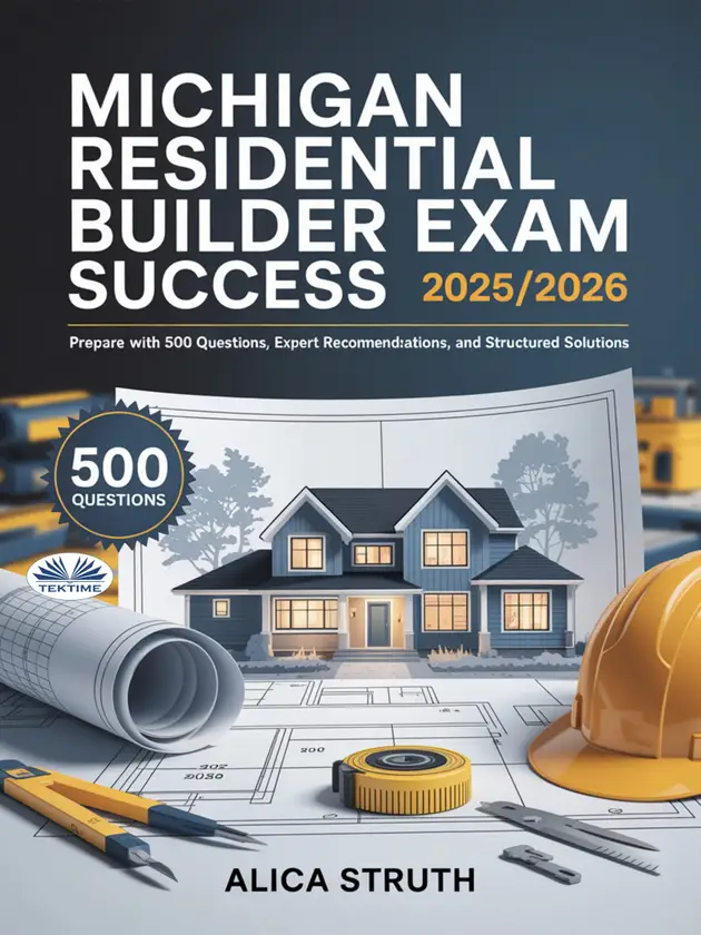Michigan Residential Builder Exam Success 2025/2026 : Prepare With 500 ...