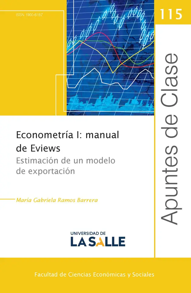 Econometría I: manual de Eviews : Estimulación de un modelo de exportación | E-book | María ...